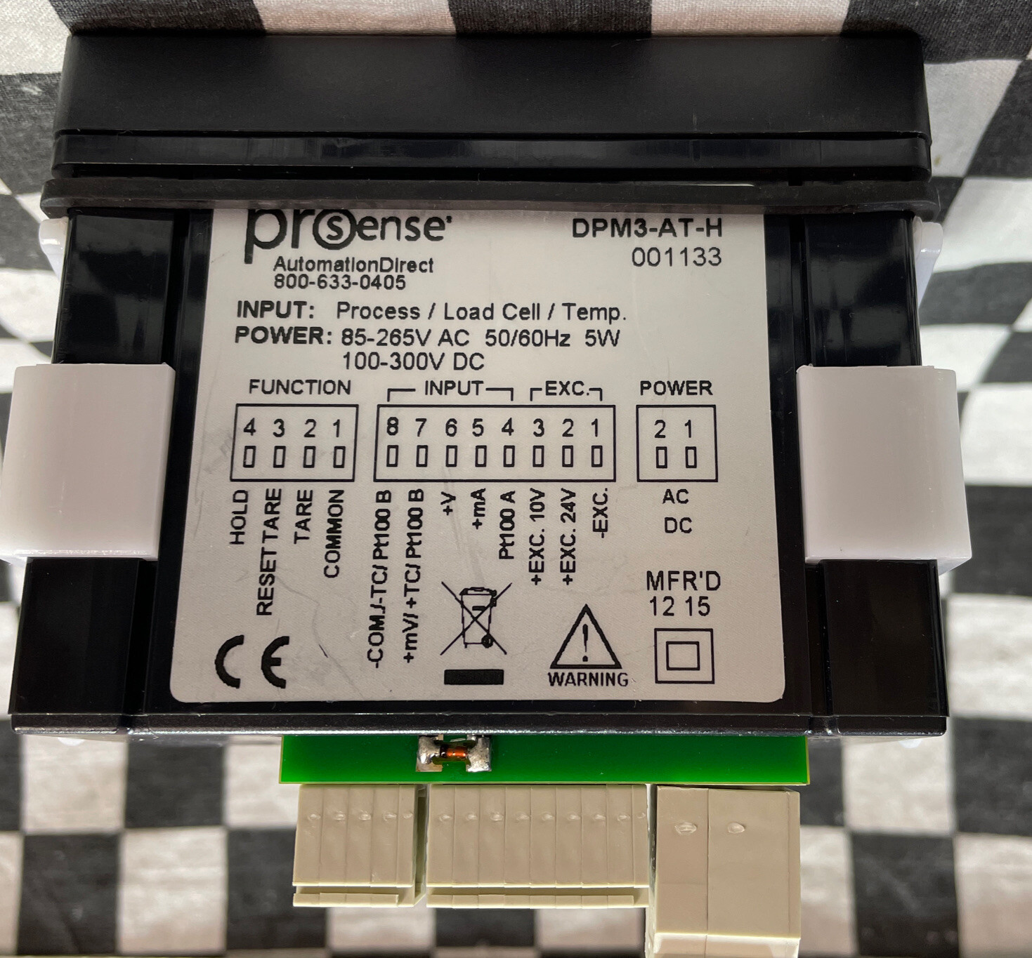 PROSENSE Temperature controller, DPM3-AT-H, DPM3ATH, SHIPSAMEDAY ...