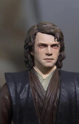 1/12 Custom painted SHF blackseries Anakin Skywalker Head Sculpt No ...