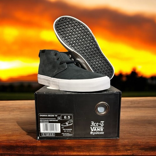 Size 6.5 Vans Syndicate Chukka Decon “S” Ice T Black Perforated VN ...