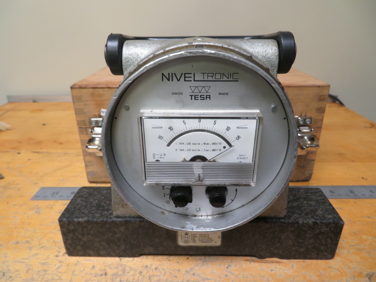 Tesa Wyler Niveltronic Electronic Level .0001"/.0005" per 10" NT64 | eBay