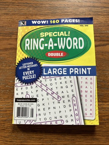 Special! Ring-A-Word Double Volume 246 New Kappa | eBay