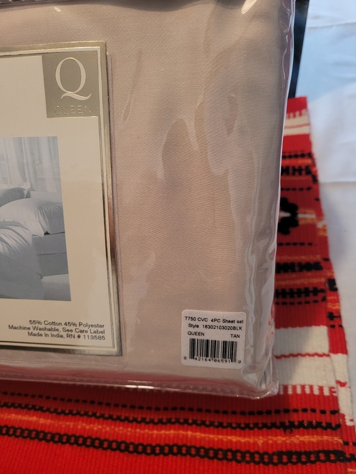 750 Thread Count Queen 4-Pc. Sheet Set | eBay