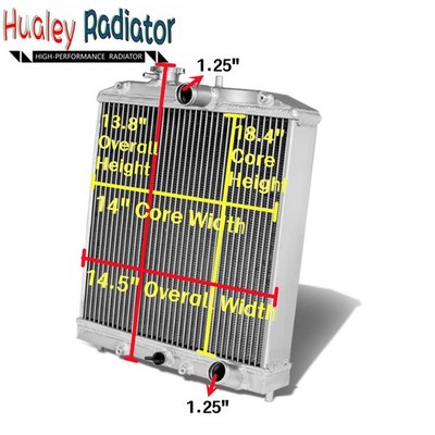 3 Row Aluminum Radiator Fits 92-00 Honda Civic EG EK Del Sol Integra ...