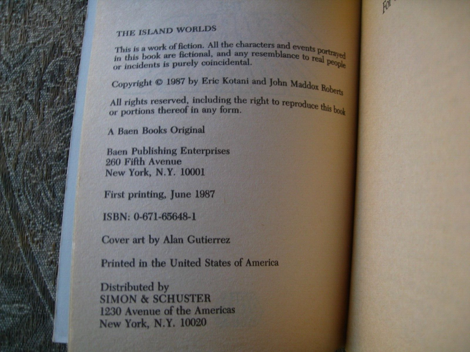 Eric Kotani, John Maddox Roberts - Island Worlds. Complete Books 1-4 ...