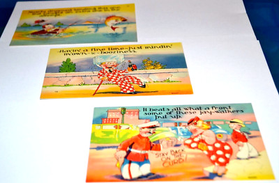 Humorous Novelty Postcards Cartoon Comical Vintage Unused Lot Of 3 | eBay