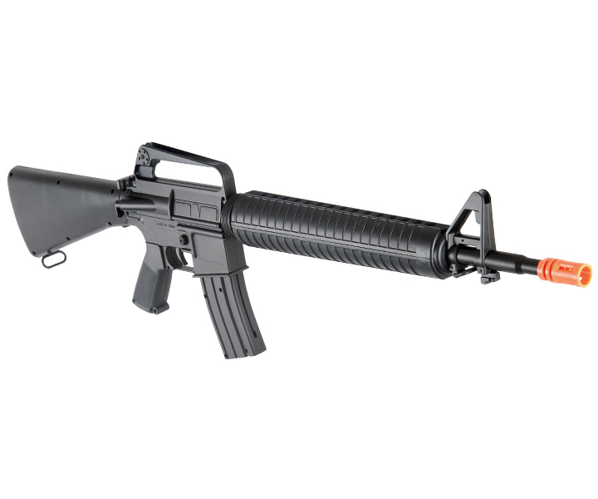 WELL 345 FPS M16 Style Spring Action Airsoft Rifle Replica M16A1 | eBay