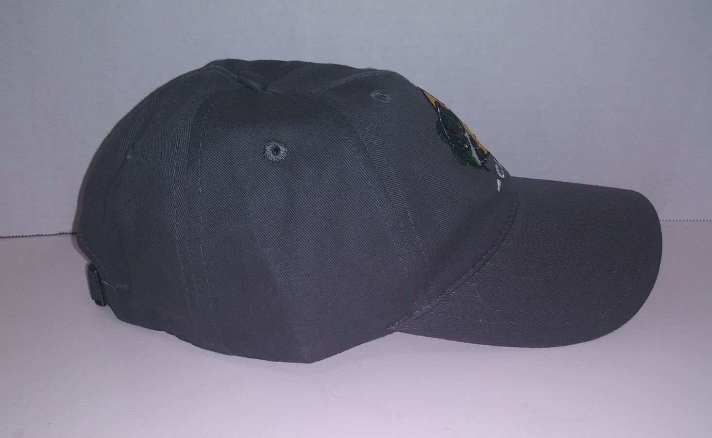 Pair Gray Bass Pro Shops Club Fish Logo Adjustable Ba… - Gem