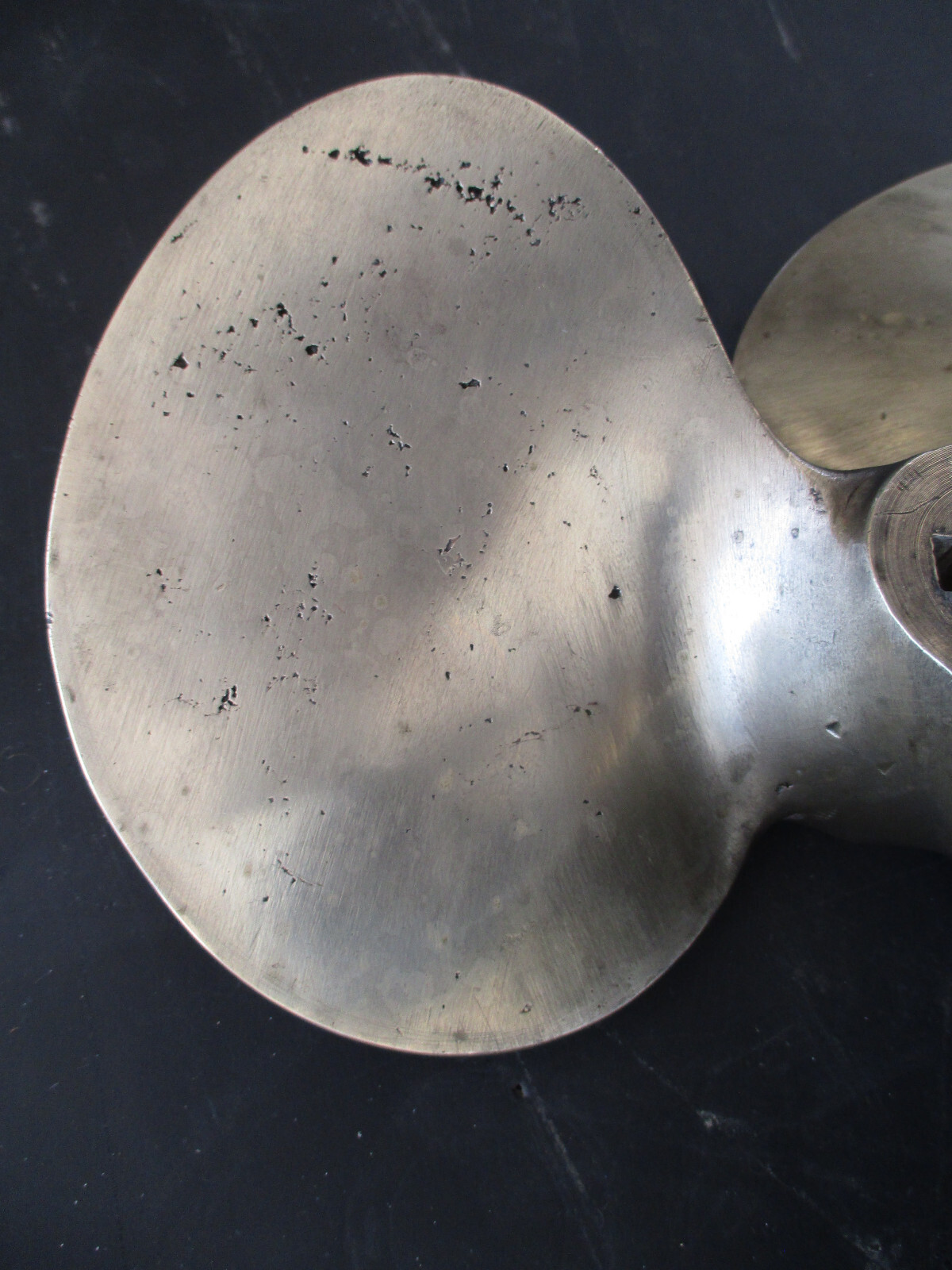 OLDTIMER Propeller aus Bronze, 3- flügelig, links dreh, 10" x 10,5 ...