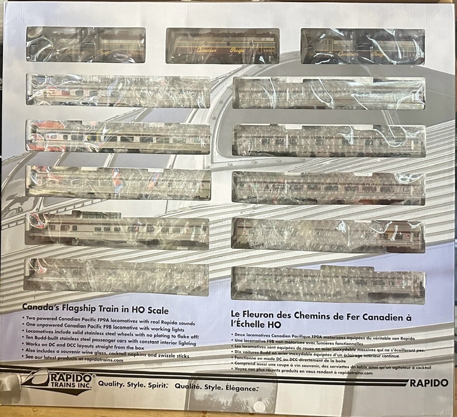 Rapido 210003 "The Canadian" Train set DCC w/Sound HO scale | eBay