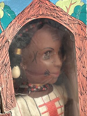 Vintage 1986 Tribal Doll Fulani People of West Africa Informative ...