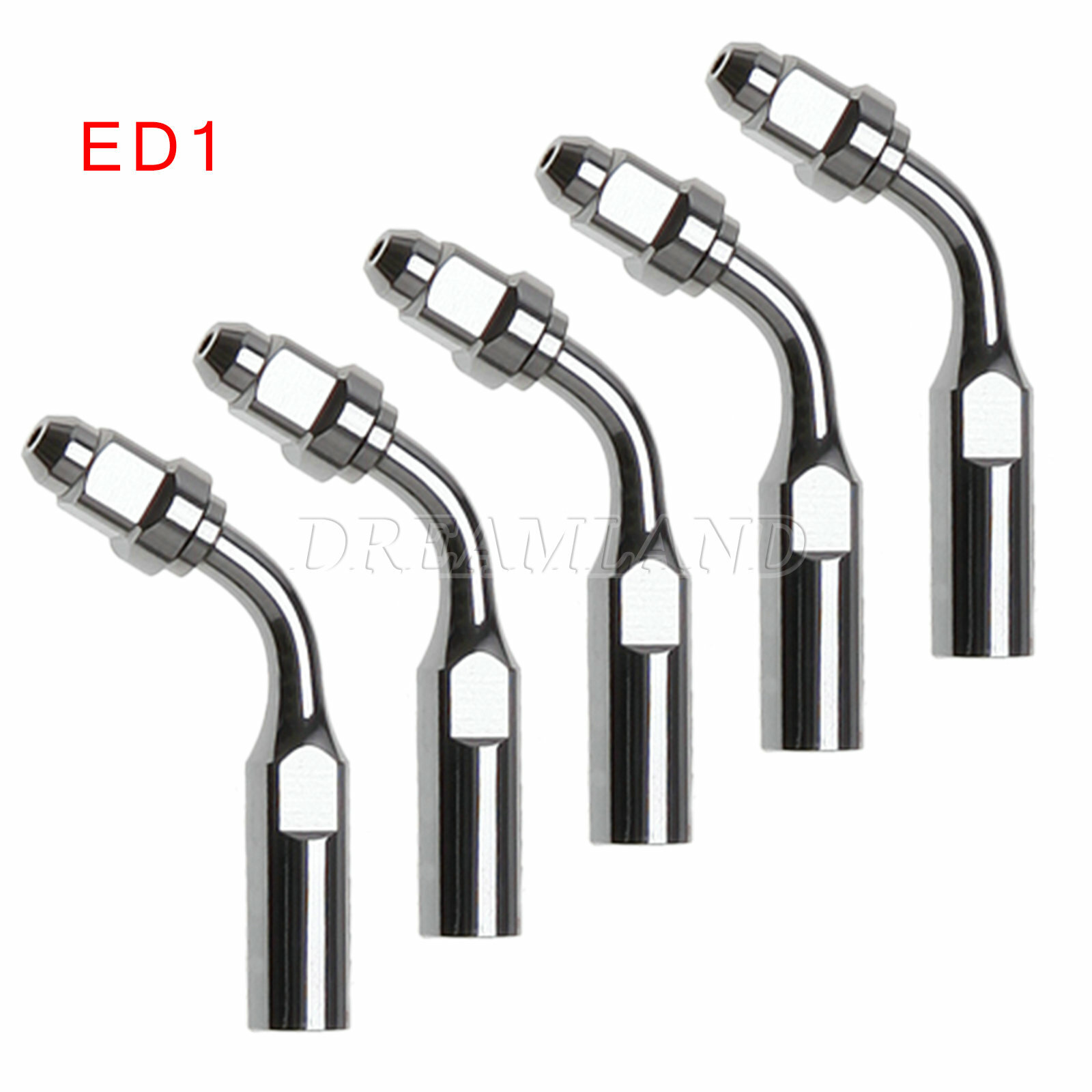 10PCS Dental Ultrasonic Scaler Endo Tips ED1 fit Satalec/DTE Handpiece ...