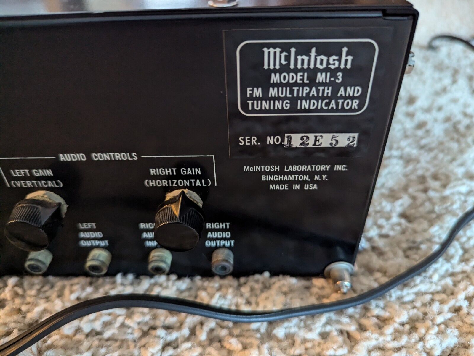Vintage McIntosh MI-3 Maximum Performance Indicator - All Original and ...
