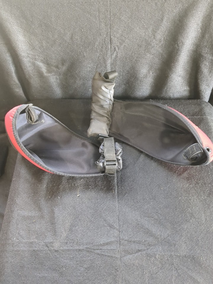 Skinz Protective Gear Snowmobile Hand Guards Red Black | eBay