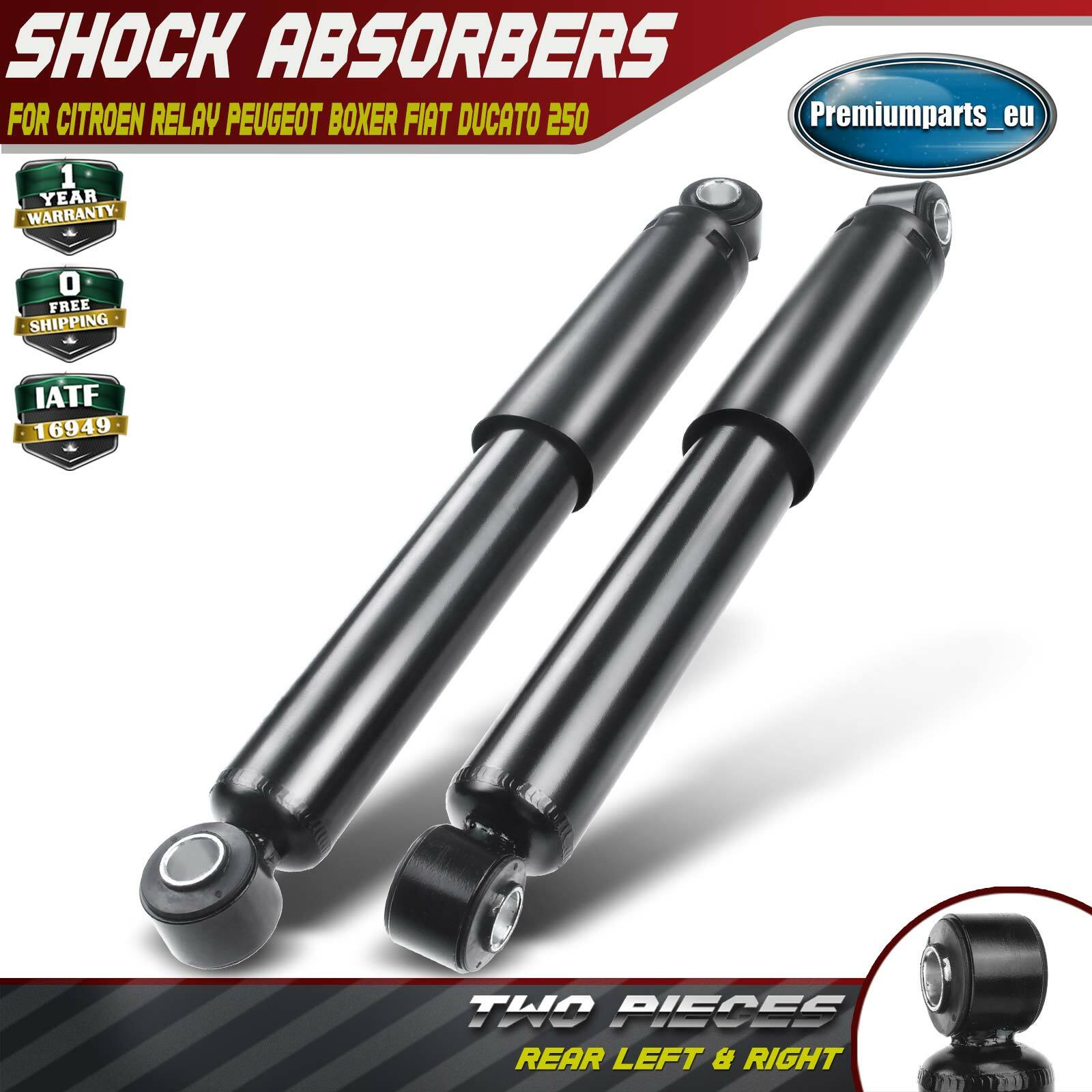 2x Shock Absorbers Rear for Citroen Relay Peugeot Boxer Fiat Ducato 250 ...