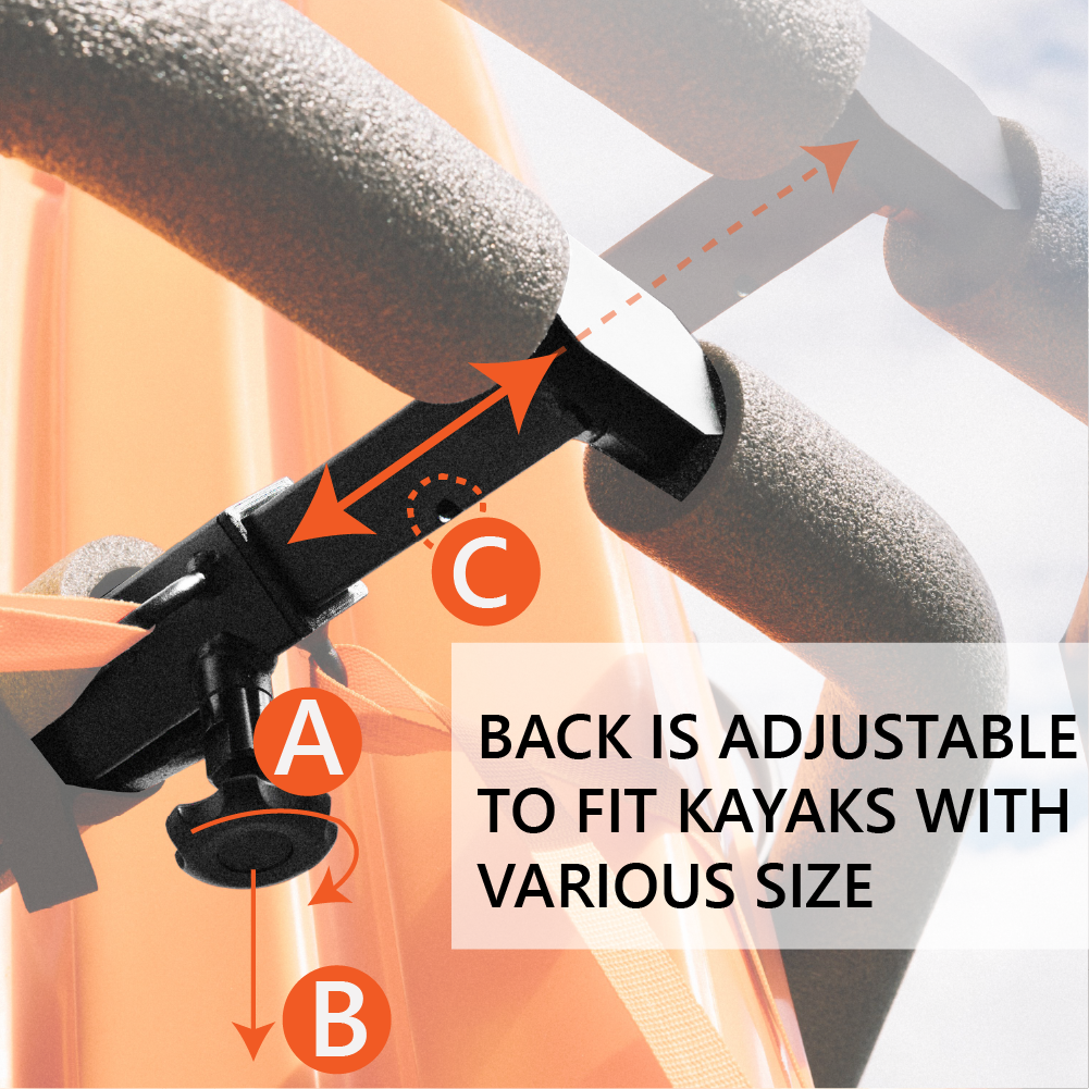 HYPERAX IRIDIUM HITCH RV-rated vertical hitch-mounted kayak rack | eBay