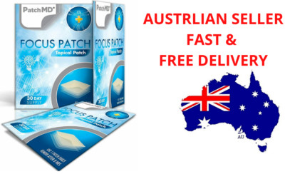 PatchMD Focus Plus Patch brain health ADHD (Superior to old Version) | eBay