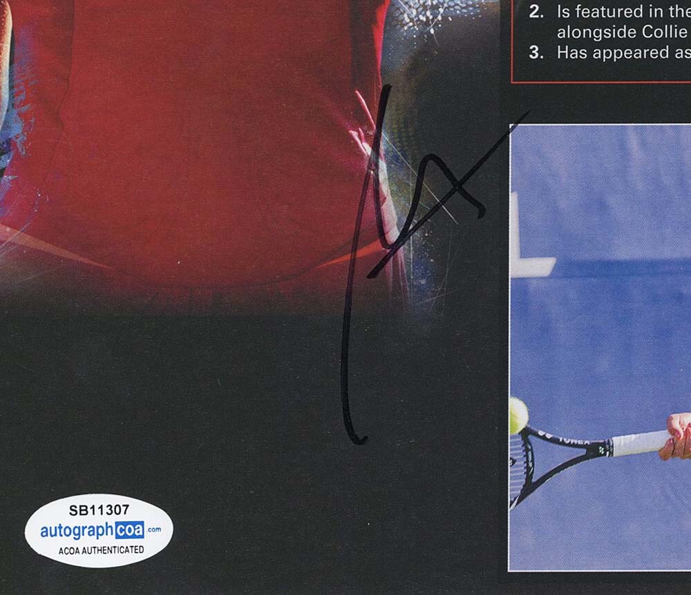 Ana Ivanovic signed 8x10 Magazine Page PROOF Hot SEXY Tennis Player ...