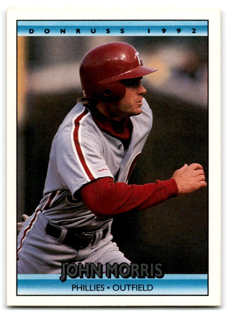 1992 Donruss John Morris Philadelphia Phillies #92 | eBay