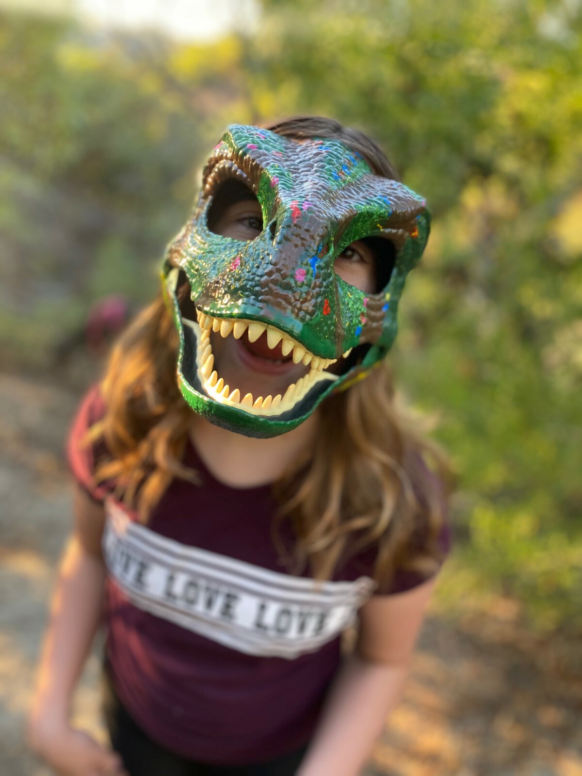 Dino mask custom painted head Moveable Jaw Dinosaur | eBay UK
