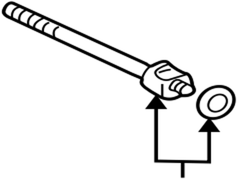 45503-39135 Toyota End sub-assy, steering rack 4550339135, New Genuine ...