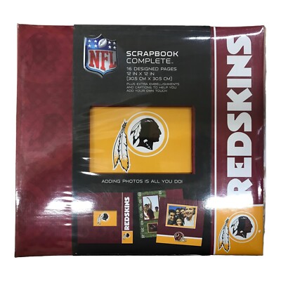 Washington Redskins 12" X 12" Complete Scrapbook With Embellishments | eBay