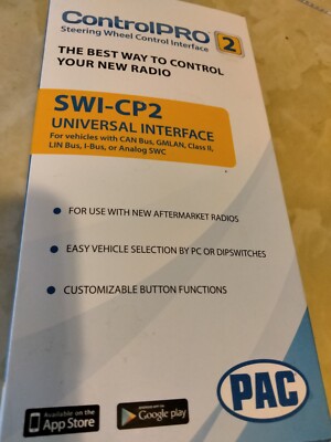 PAC SWI-CP2 Car Stereo Steering Wheel Audio Control Retention Adapter ...