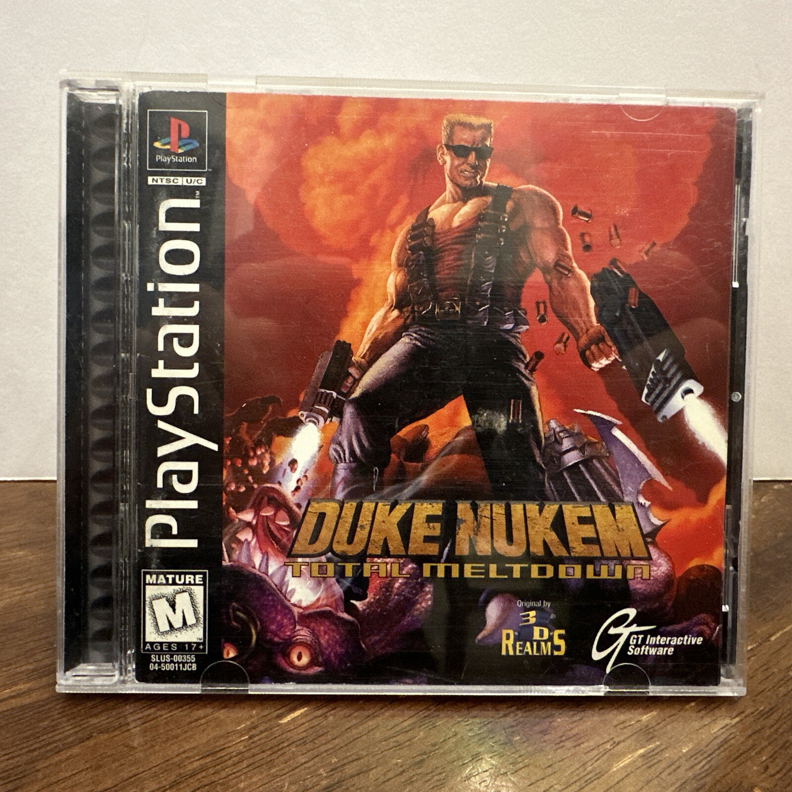 Duke Nukem Total Meltdown PS1 PlayStation 1 w/ Manual & Registration ...