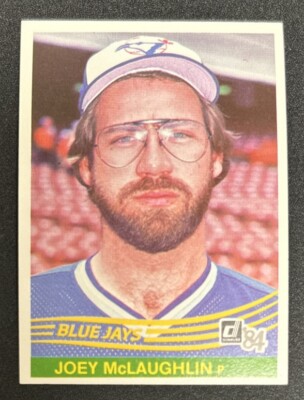 1984 Donruss Joey McLaughlin Baseball Card #617 Blue Jays Pitcher EXMT ...