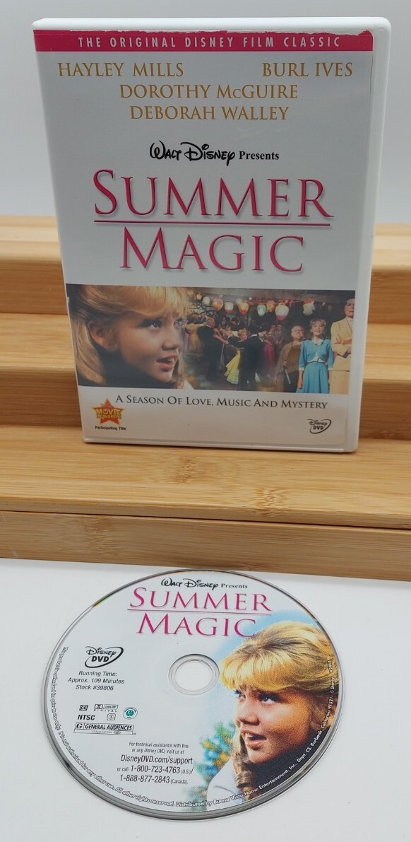Summer Magic (DVD, 2005) Hayley Mills, Burl Ives, Dorothy McGuire 1963 ...