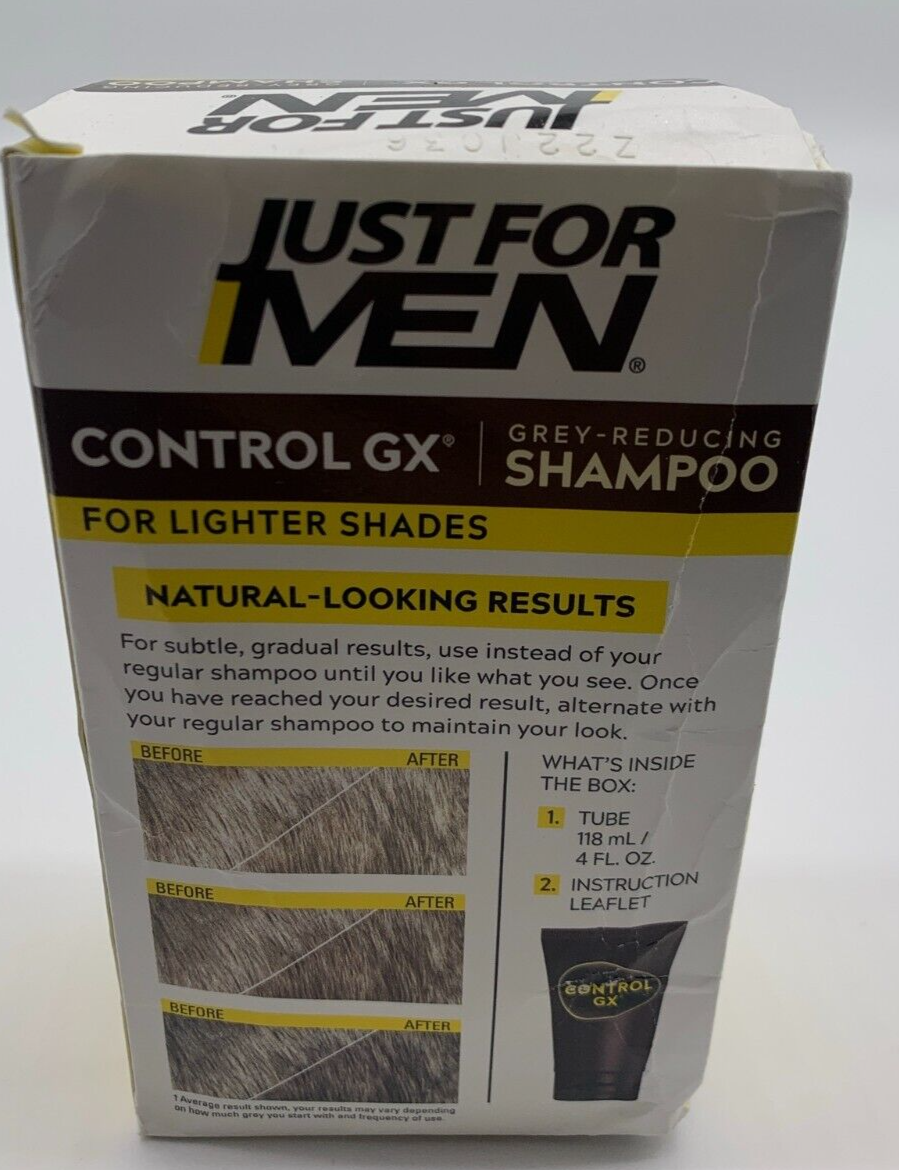 Click to enlarge Just for Men Control GX Grey Reducing Shampoo for ...