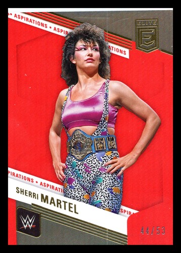 2023 Panini Donruss Elite WWE - Aspirations Sherri Martel Red /53 | eBay