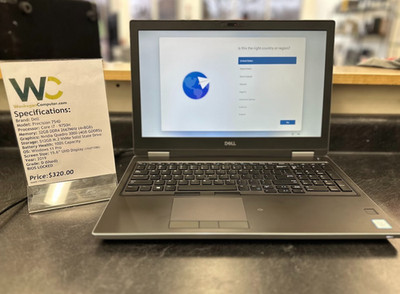 Dell Precision 7540, Core i7 9750H 32GB DDR4, Nvidia Quadro 3000, 512GB ...