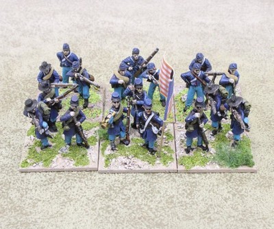 28mm ACW UNION INFANTRY x18 Well Painted Perry Miniatures 33759 | eBay UK