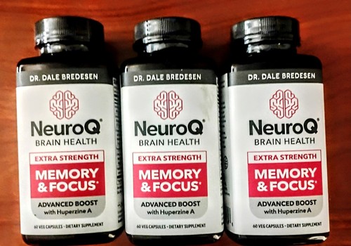 **LOT OF 3***Life Seasons NeuroQ Memory & Focus Extra Strength 120 Veg ...