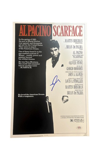 Al Pacino Signed Autographed 12x18 Scarface Photo With PSA DNA COA | eBay