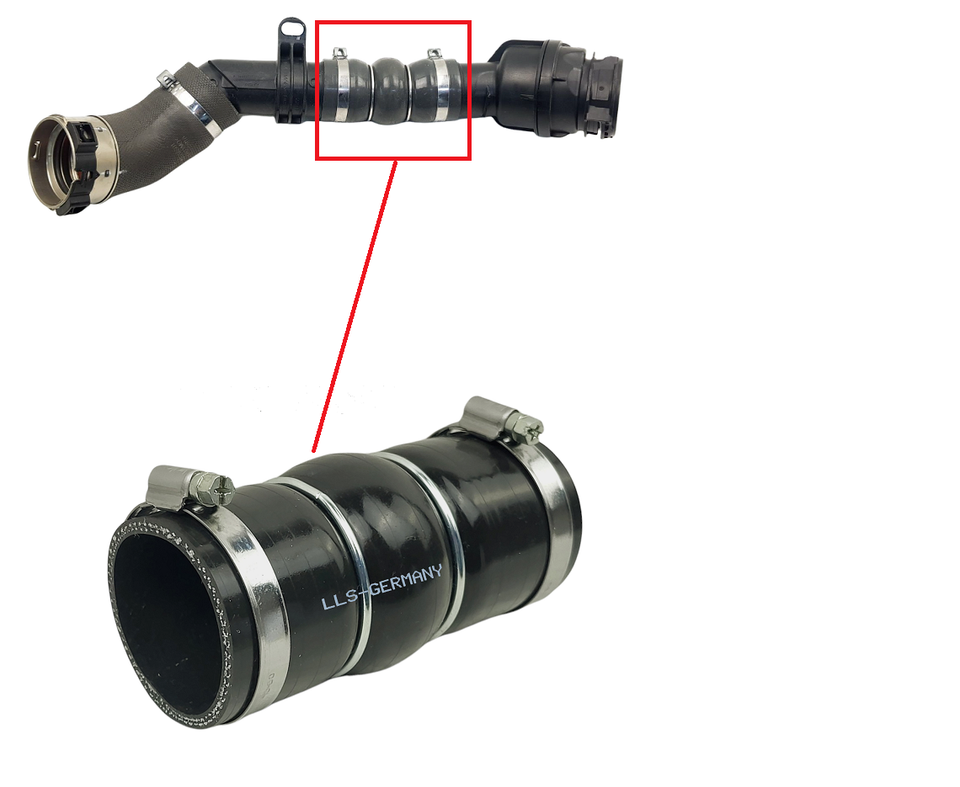 Turbo Tuyau pour Dacia Dokker Exress 1.5 DCI 144607512R Durite Entrée D ...