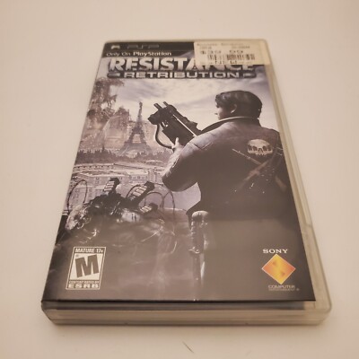 PSP PlayStation Portable Resistance Retribution Complete In Box W ...