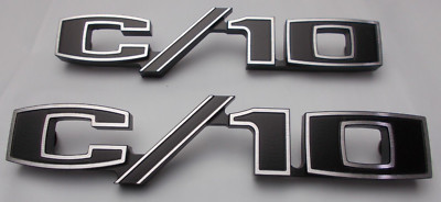 Emblem Custom Billet Front Fender 'C10' Chevy Chevrolet GMC Truck 1967 ...