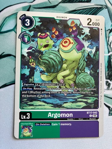 Argomon BT17-042 C Digimon CCG | Secret Crisis NM | eBay