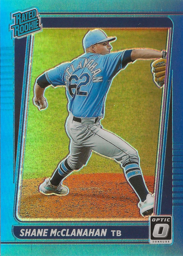 2021 Panini Donruss Optic - Rated Rookie Shane McClanahan #78 Carolina Blue Prizm /50 (RC) for ...