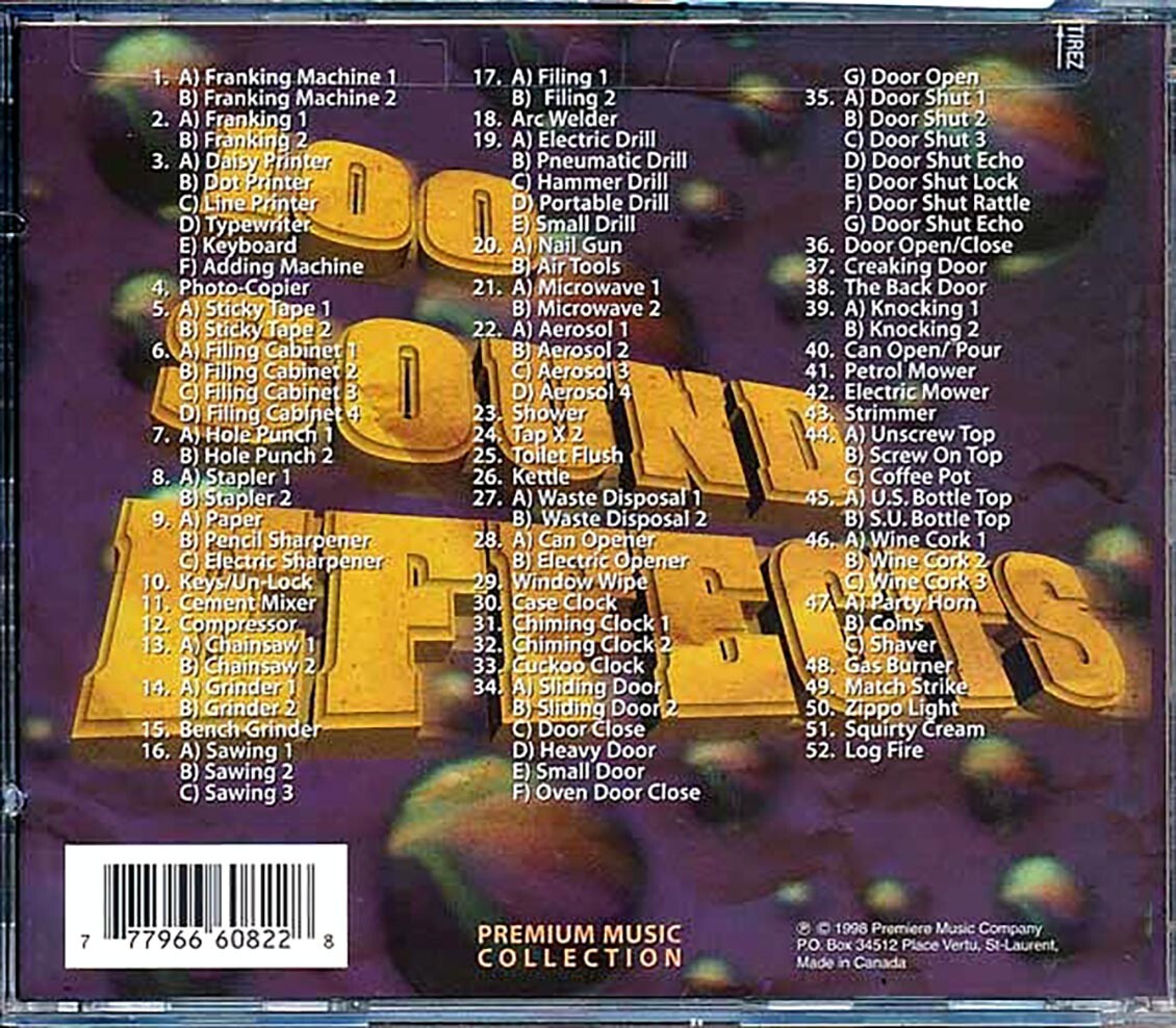 100 Sound Effects, Vol. 4 [Premium] by Various Artists (CD, Apr-2007 ...