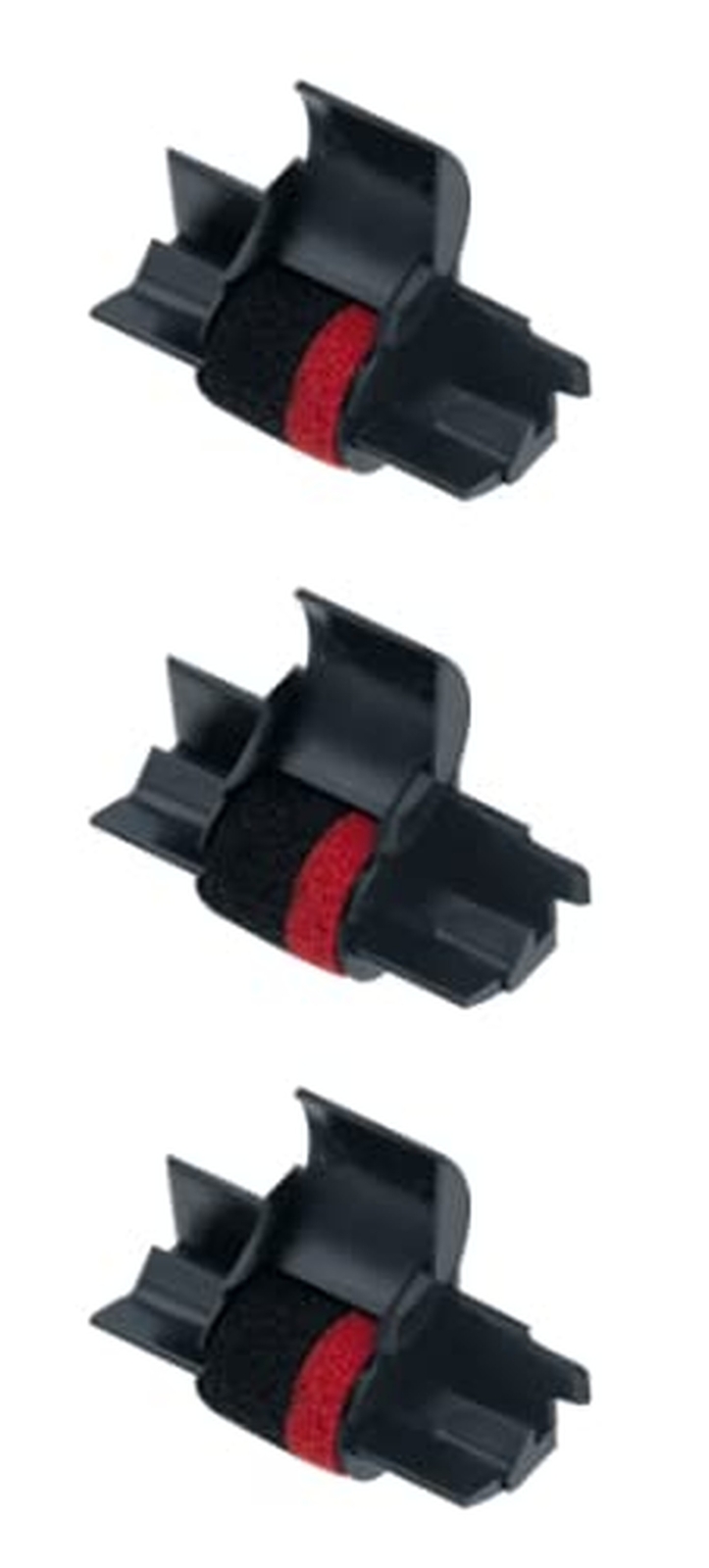 SHARP EL-1801V Ink Rollers - 3 Pack - Black Red Compatible | eBay