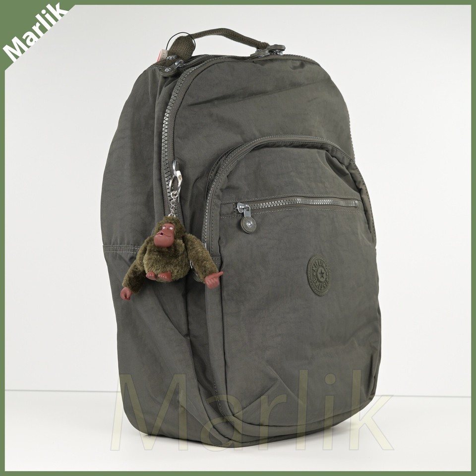 Genuine Kipling Seoul Large Backpack Field Green KI1206 w Laptop ...