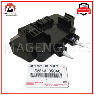52563-35040 GENUINE OEM REAR BUMPER RETAINER, UPPER LH 5256335040 | eBay
