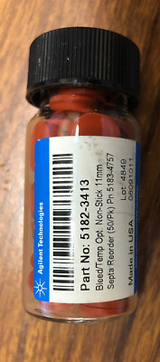 Agilent 50 Pak Premium Inlet Septa P/N 5183-4757/5182-3413/5181-1263 ...