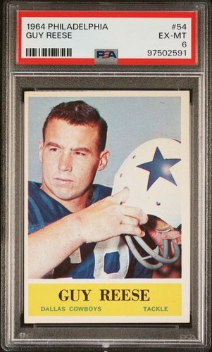 1964 PHILADELPHIA 54 GUY REESE PSA 6 | eBay