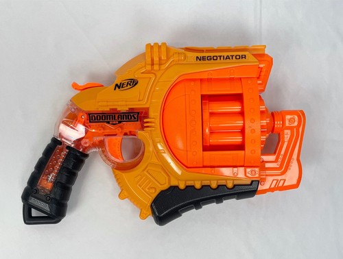 NERF Doomlands 2169 Negotiator 8 Dart Blaster Hammer Revolver Toy | eBay