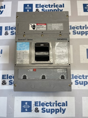 JXD63B300 Siemens Type JXD6-A Circuit Breaker 3 Pole 300A 600V "2 YEAR ...