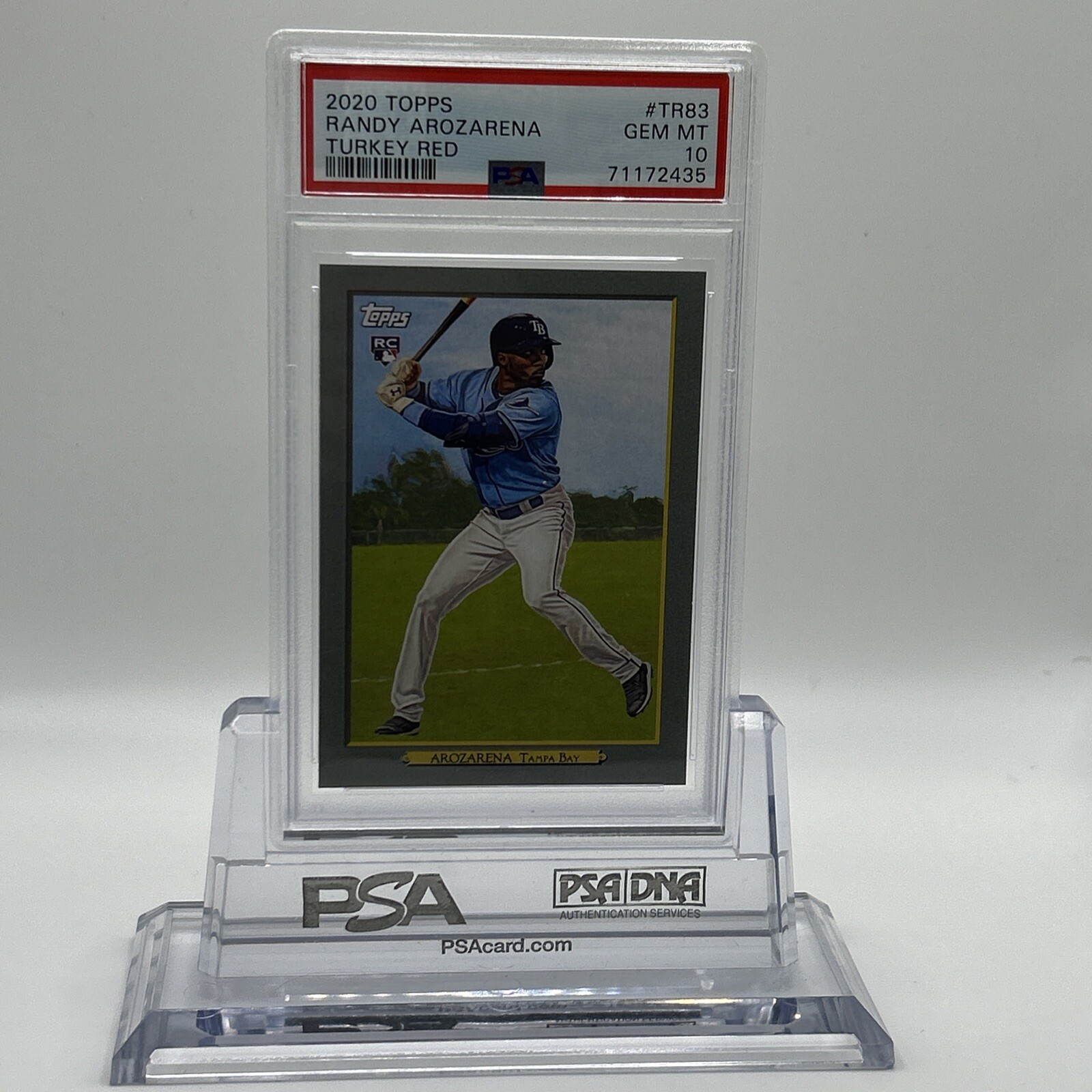 2020 Topps Turkey Red Randy Arozarena Rookie Baseball Card #TR83 PSA 10 ...