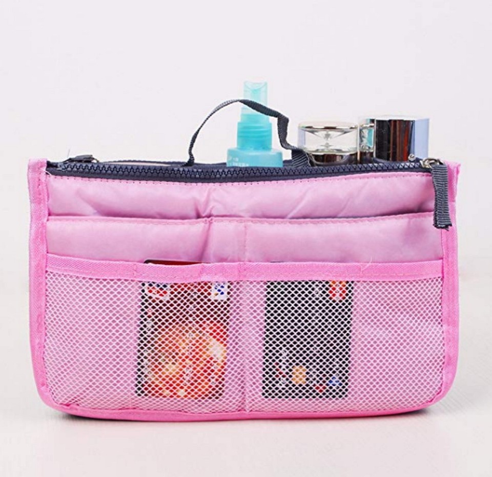 Womens Handbag Organizer Insert Multi Pocket Tote Purse Liner Travel ...